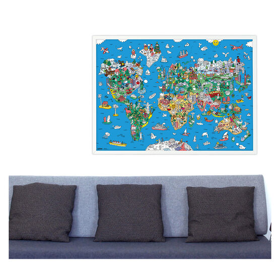 Atlas poster and sticker set | Kids | Tate Shop | Tate