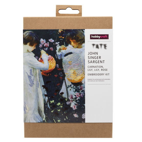 Carnation, Lily, Lily, Rose embroidery kit | Art materials | Tate Shop ...