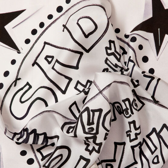 Sad & Lonely Rose Finn-Kelcey inspired silk scarf | Scarves | Tate Shop ...