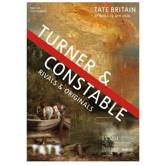 Turner and Constable exhibition poster | Turner and Constable | Tate ...