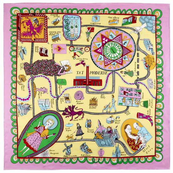 Grayson Perry Silk Scarf | Scarves | Tate Shop | Tate