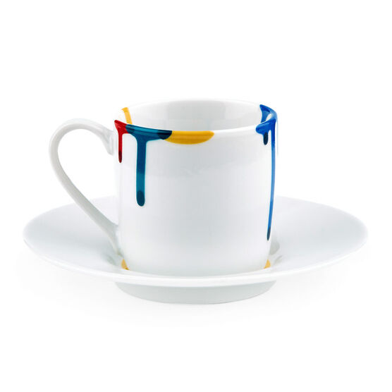 Artist paint drip espresso cup and saucer | Mugs and cups | Tate Shop ...