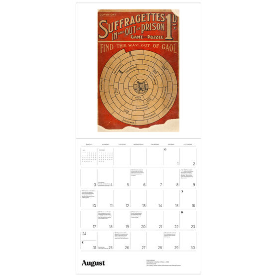The Fight for Women’s Rights 2025 wall calendar | Calendars | Tate Shop ...