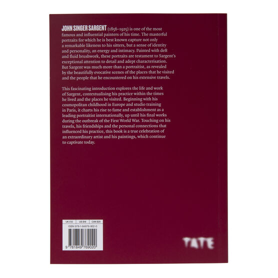 Artists Series: John Singer Sargent | Books | Tate Shop | Tate