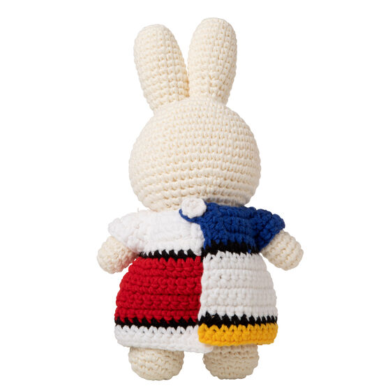 Miffy crochet toy with Mondrian dress | Toys | Tate Shop | Tate