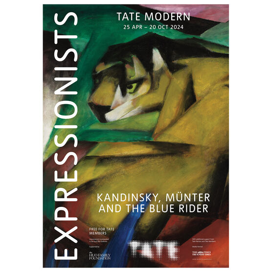 Expressionists exhibition poster | Prints | Tate Shop | Tate