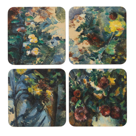 Paul Cezanne Grand Bouquet of Flowers set of 4 coasters | Cezanne ...