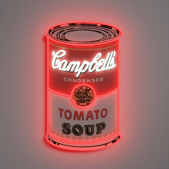 Andy Warhol Campbell’s Soup neon light | Neon lights | Tate Shop | Tate