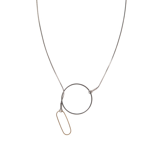 Loop and circle pendant necklace | Jewellery | Tate Shop | Tate
