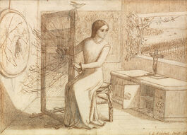 Elizabeth Eleanor Siddal: Lady of Shalott 1853 | Custom Prints | Tate ...