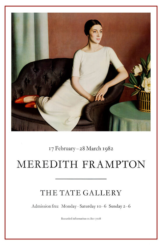 Meredith Frampton exhibition poster | Custom Prints | Tate Shop | Tate