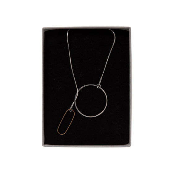 Loop and circle pendant necklace | Jewellery | Tate Shop | Tate