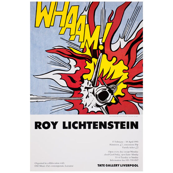 Roy Lichtenstein (Tate vintage poster reproduction) | Tate