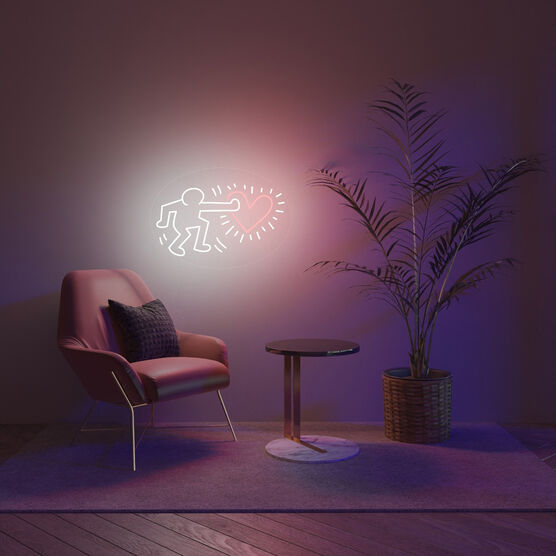 Keith Haring Send Love neon light | Neon lights | Tate Shop | Tate