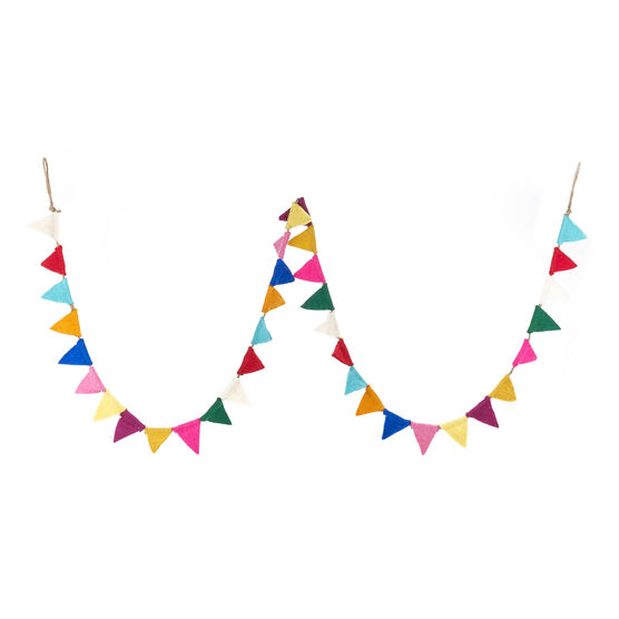 Handmade felt mini festival bunting garland | Kids | Tate Shop | Tate