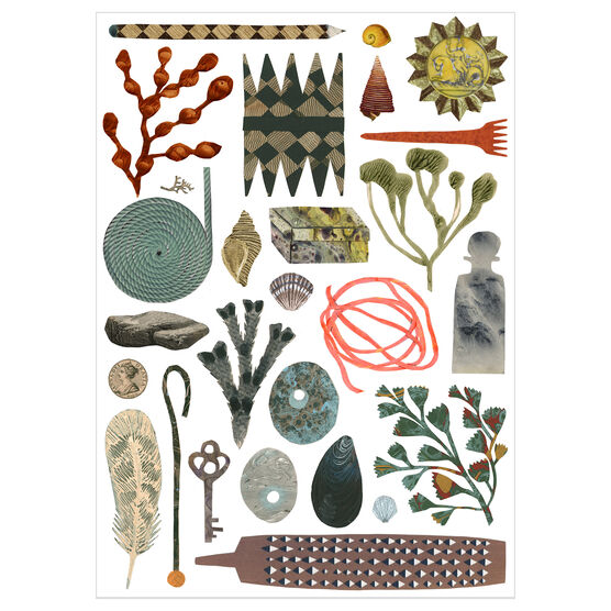 Jo Waterhouse Barbara Hepworth inspired tea towel | Kitcheware | Tate ...