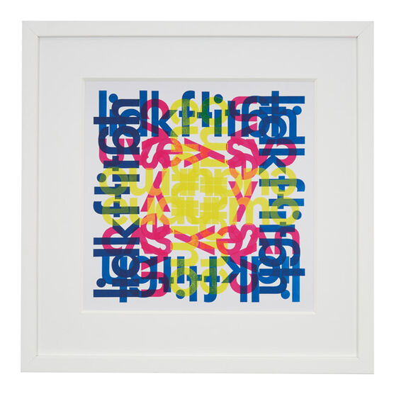 Hansjörg Mayer alphabet square | Framed Prints | Tate Shop | Tate