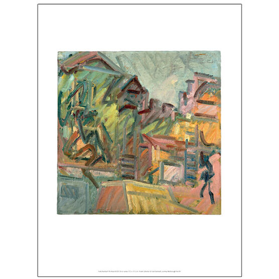 Frank Auerbach The House III 2011 (exhibition print) | Unframed prints ...