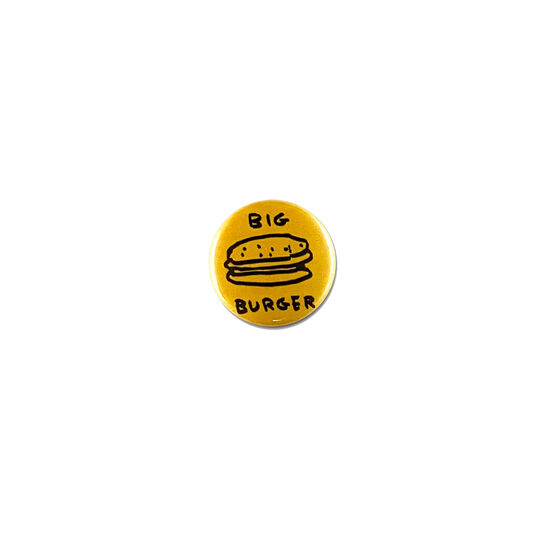David Shrigley Big Burger badge | Badges | Tate Shop | Tate